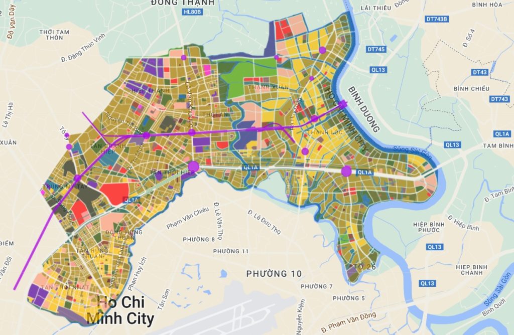 Bản đồ Quận 12 TP.HCM - Quy hoạch Landz